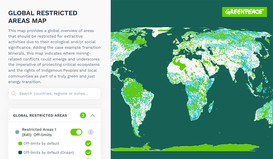 Global Restricted Areas Map