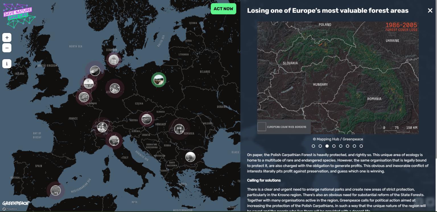 How life and biodiversity are destroyed in Europe – Global Mapping Hub ...